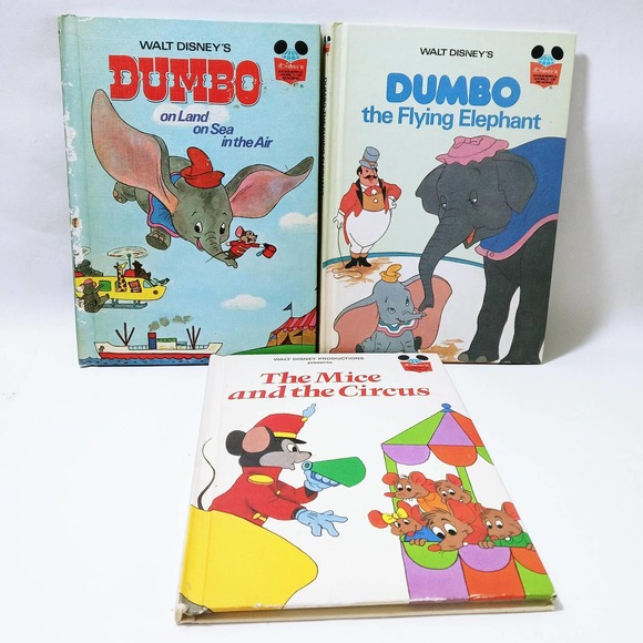 Disney | Accents | Vtg Disneys Dumbo Mice Wonderful World Of Reading ...